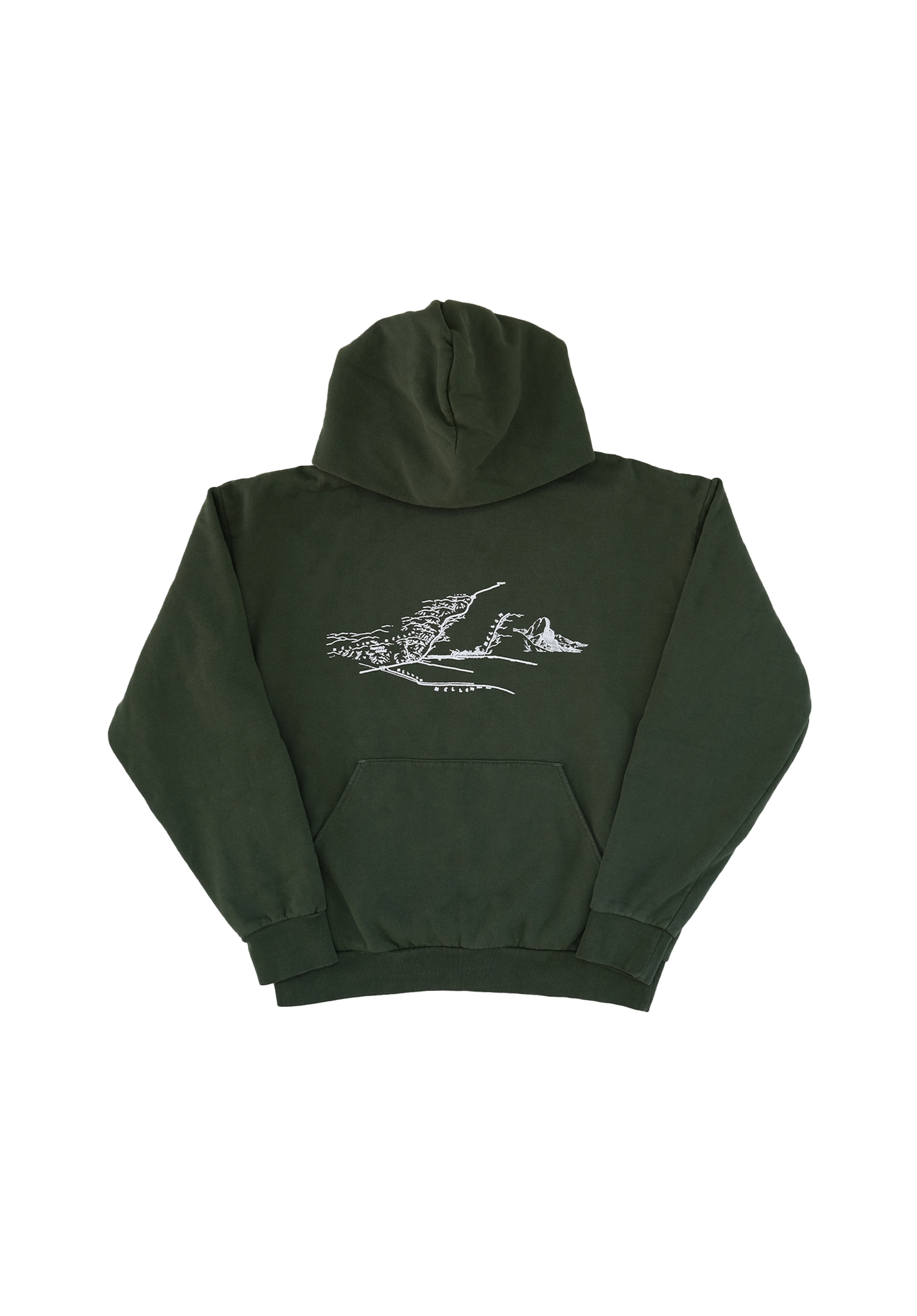 TRAIL HOOD - DARK GREEN – MELLOW