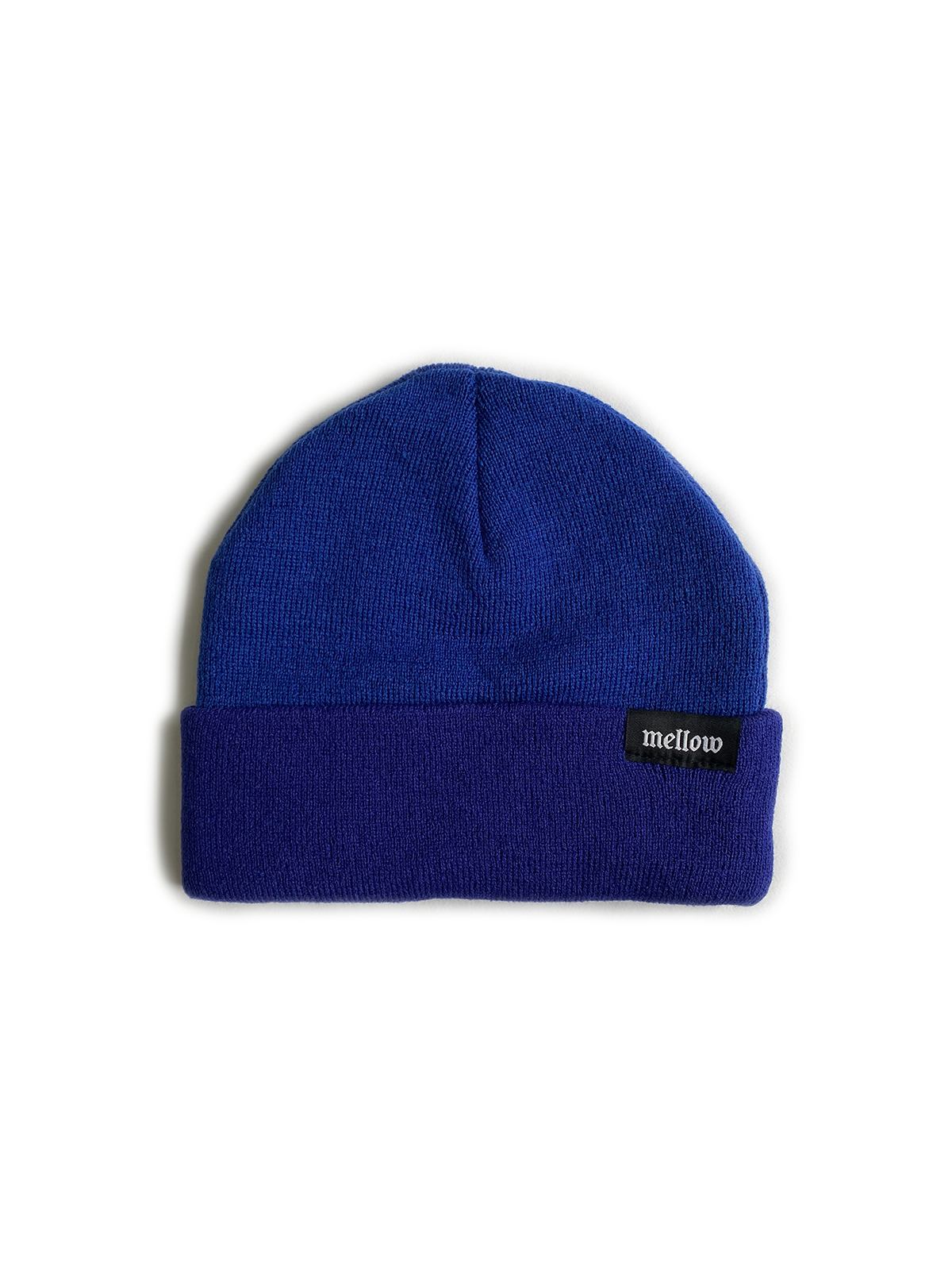 OG Mellow Beanie - Sapphire / Midnight Purple – MELLOW